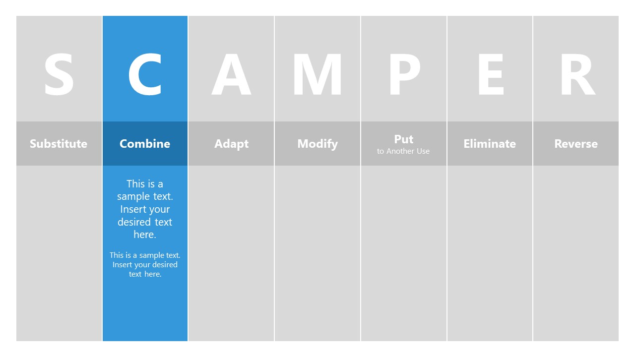 SCAMPER PowerPoint Template & Presentation Slides