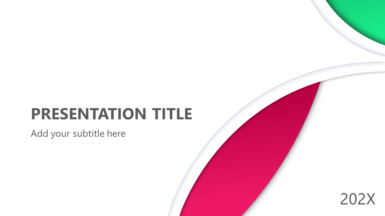 Cover Slides for Presentations with Shapes & Gradients - SlideModel