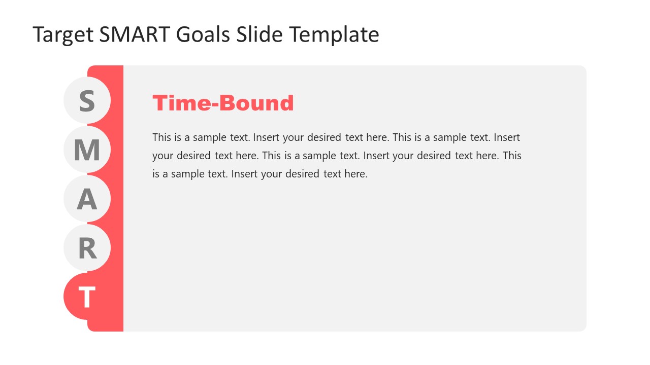 Target SMART Goals PowerPoint Template - SlideModel