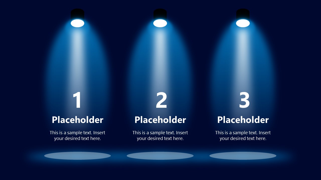 Spotlight Effect Presentation Slides Template for PowerPoint - SlideModel