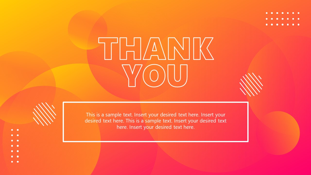 Modern Thank You Slide Template for PowerPoint - SlideModel