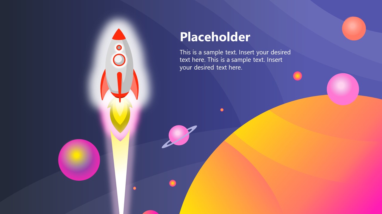 Space Rocket Slide Template for PowerPoint - SlideModel