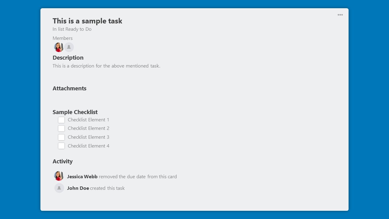 Trello Board PowerPoint Template - SlideModel