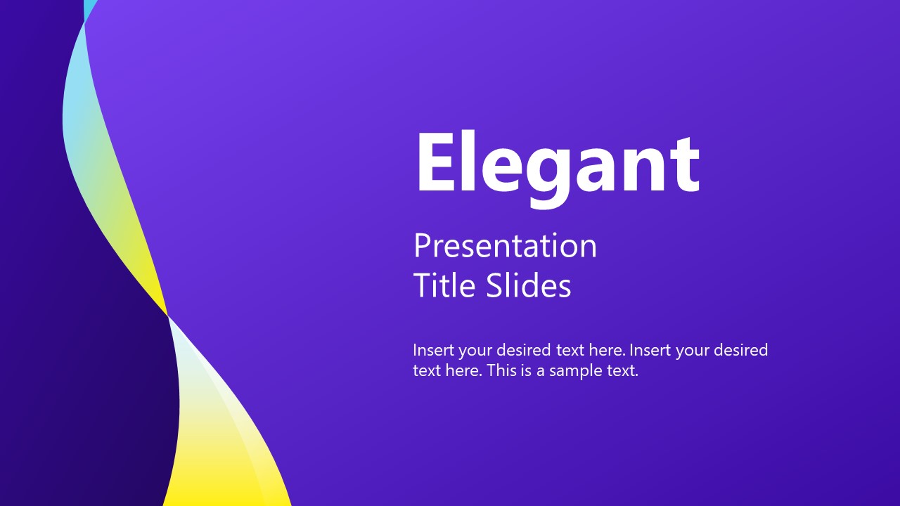 Elegant Design Shapes PowerPoint Backgrounds - SlideModel