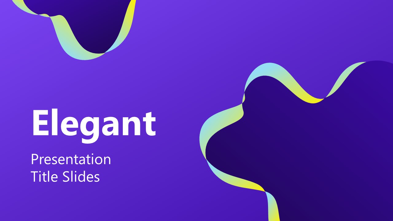 Elegant Design Shapes PowerPoint Backgrounds - SlideModel