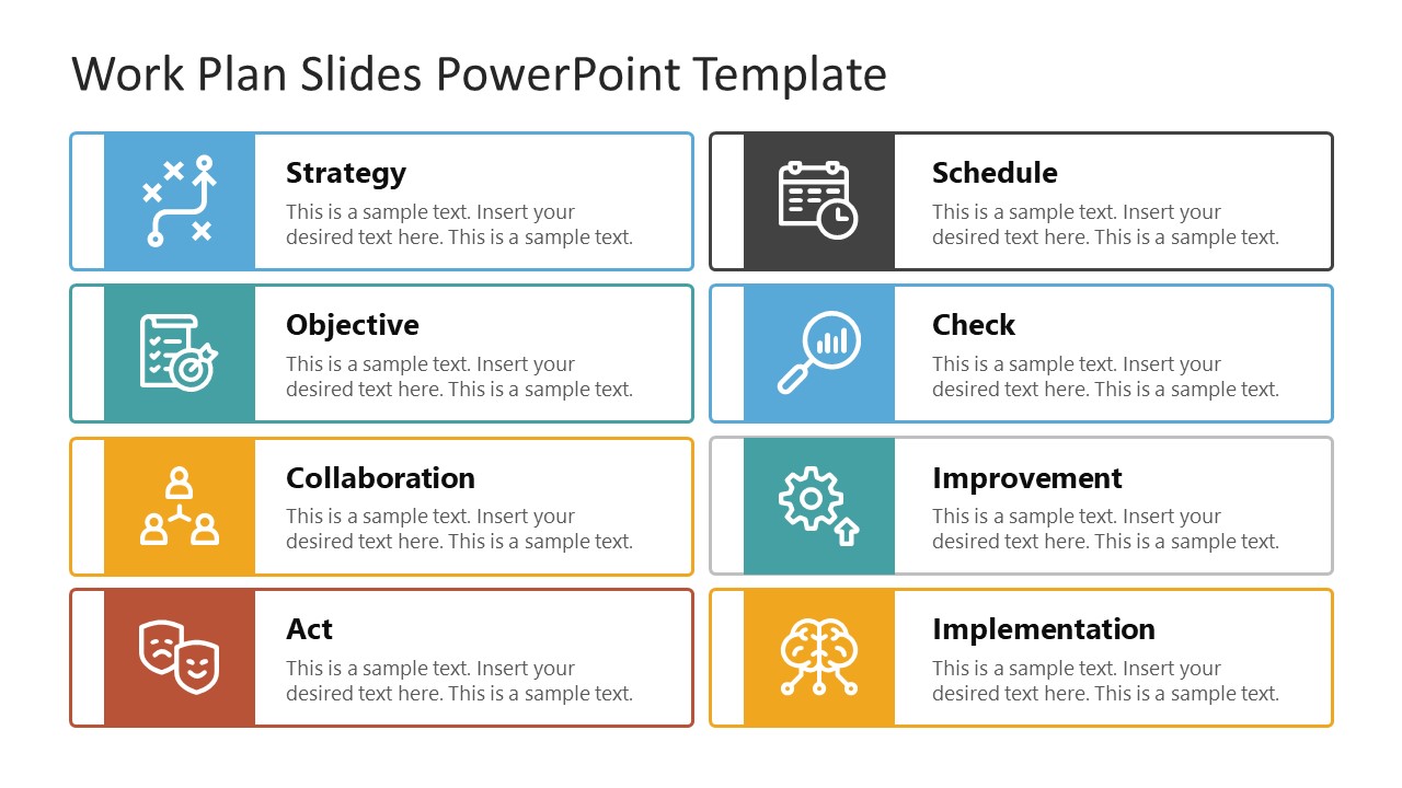 Work Plan Slides PowerPoint Templates - SlideModel