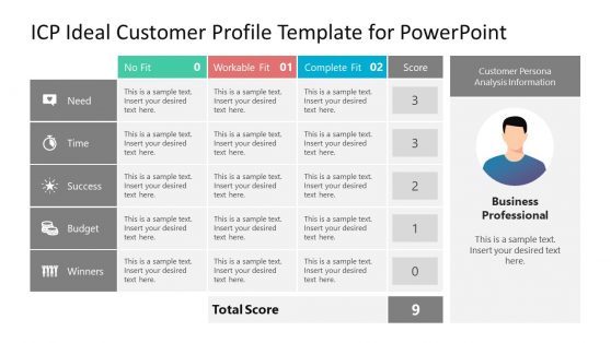 PowerPoint Text And Table Templates