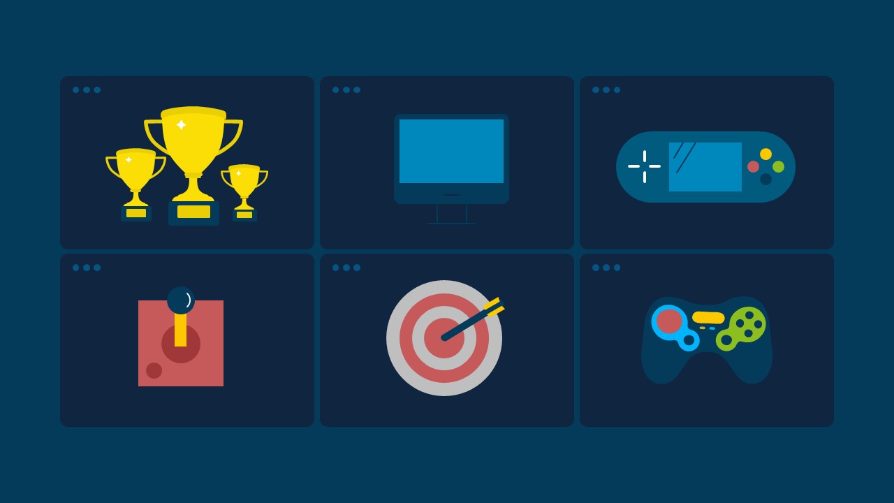 Gamification PowerPoint Template Presentation & Slides