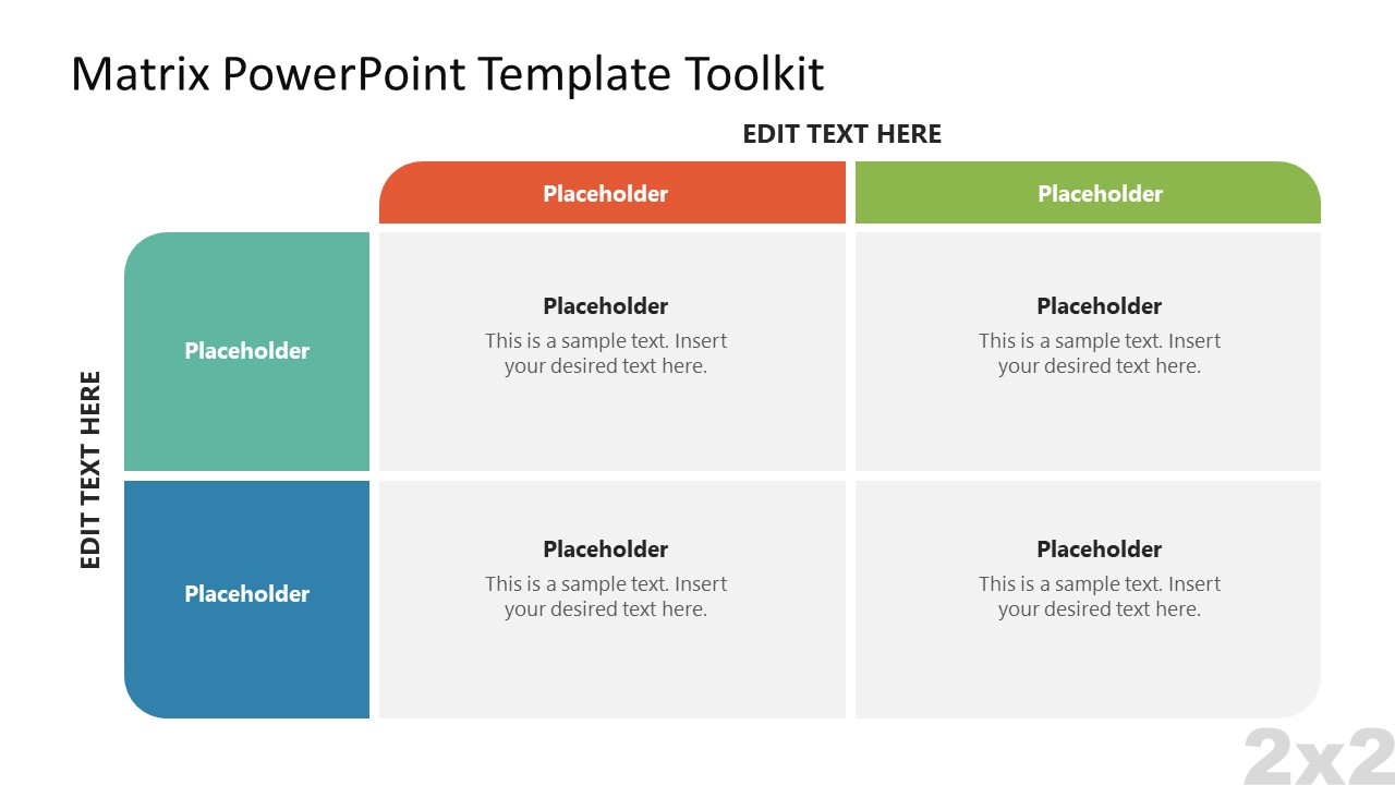 Matrix PowerPoint Template Toolkit & Google Slides