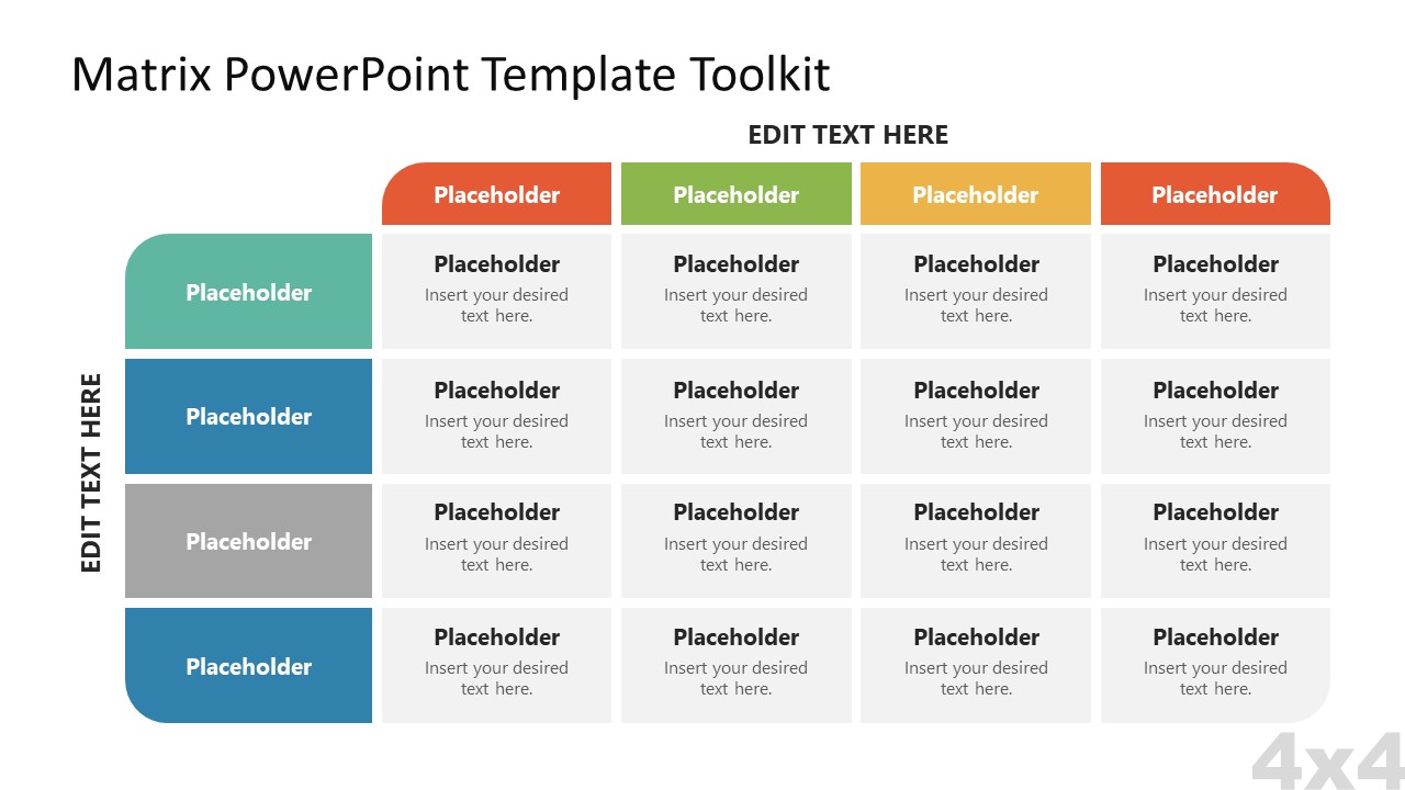 Matrix PowerPoint Template Toolkit & Google Slides