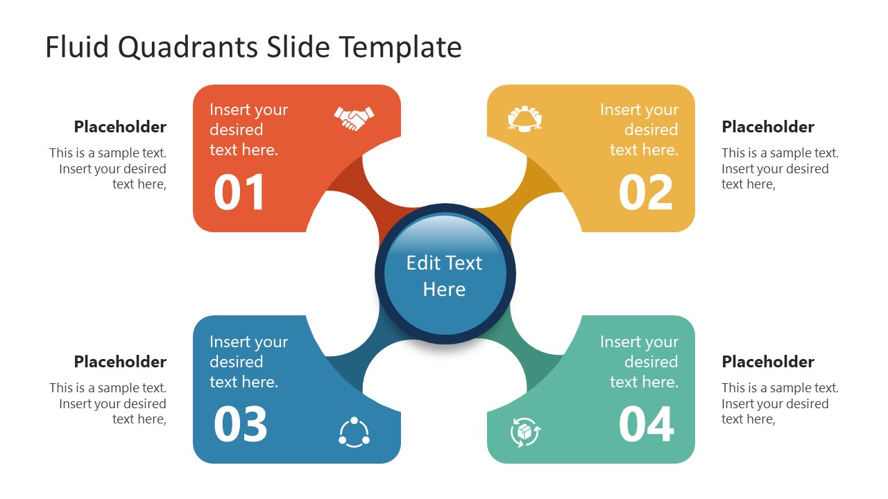 Fluid Quadrants PowerPoint Template & Google Slides Fluid Quadrants PowerPoint Template & Google Slides