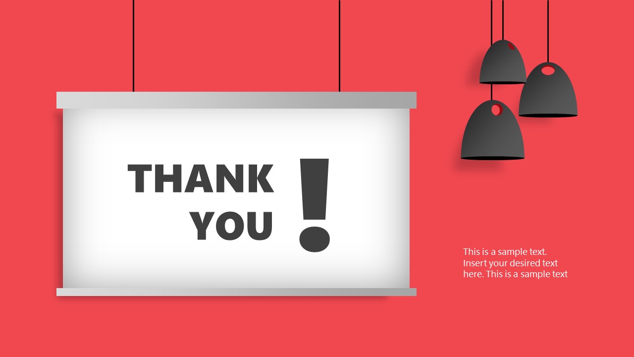 Creative Thank You Slide Template for PowerPoint