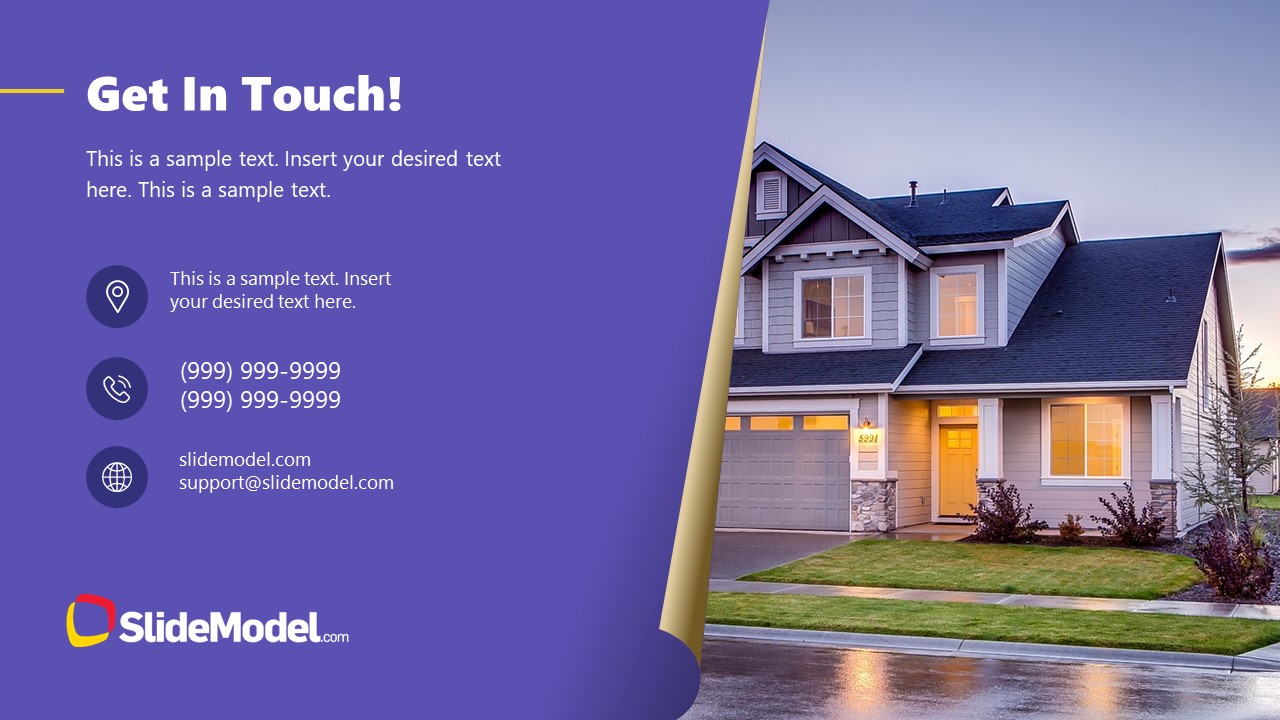 Real Estate Open House PowerPoint Template