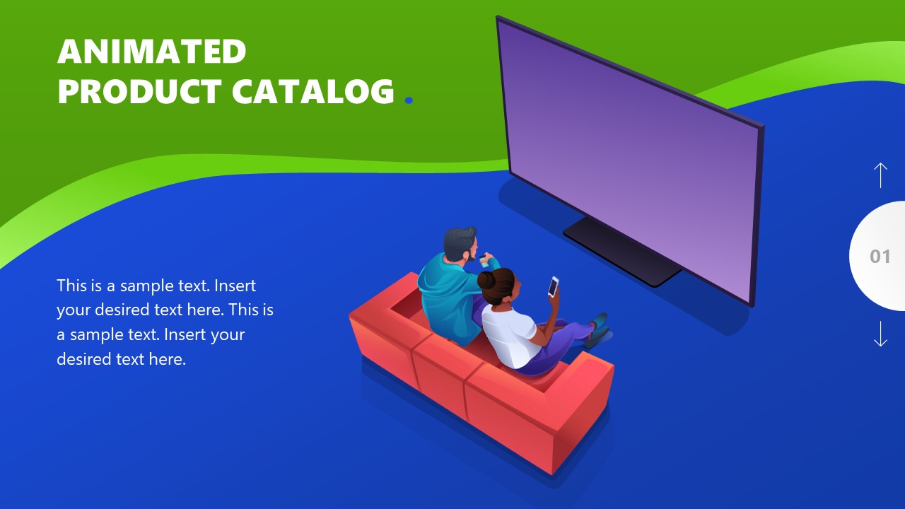 Animated Product Catalog PowerPoint Template