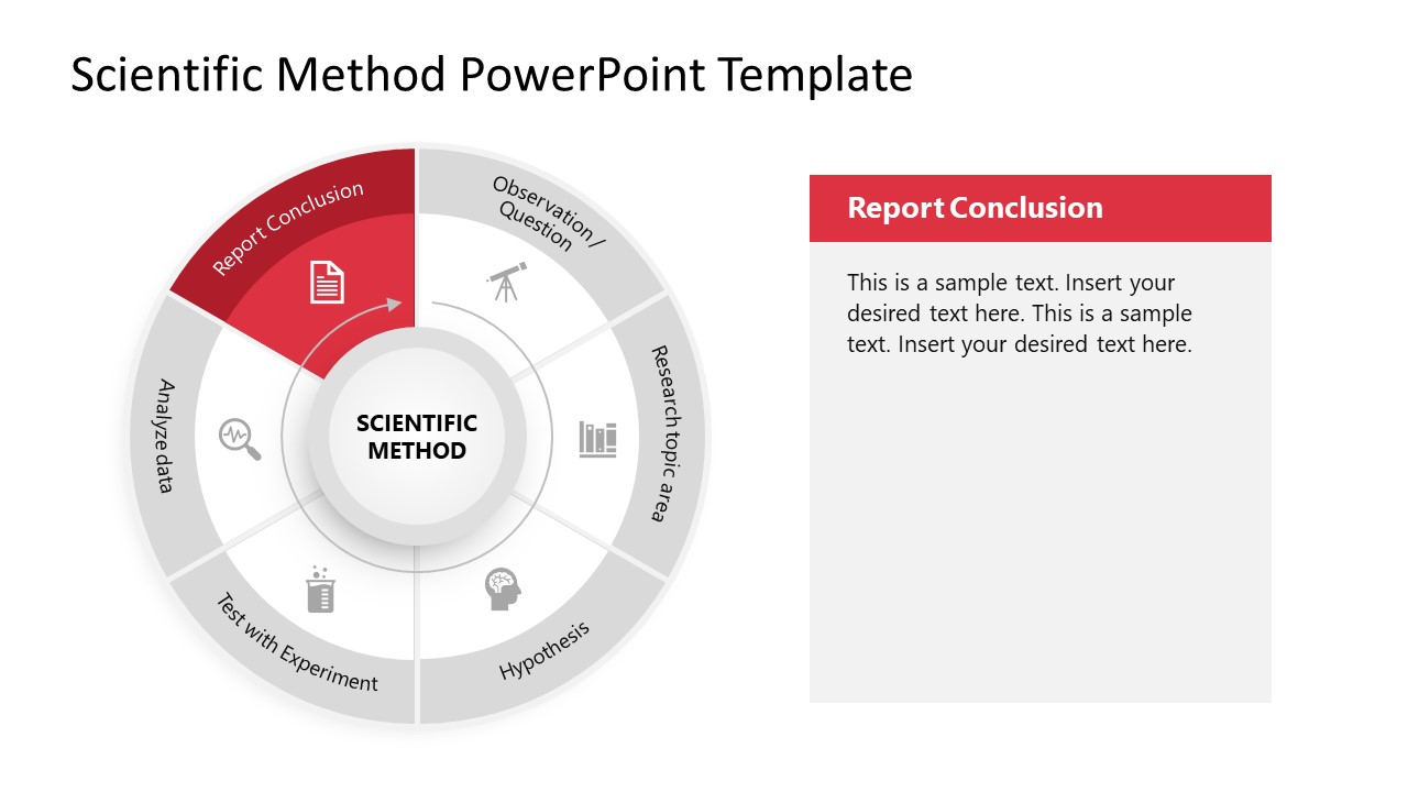 Scientific Method Diagram PowerPoint Template