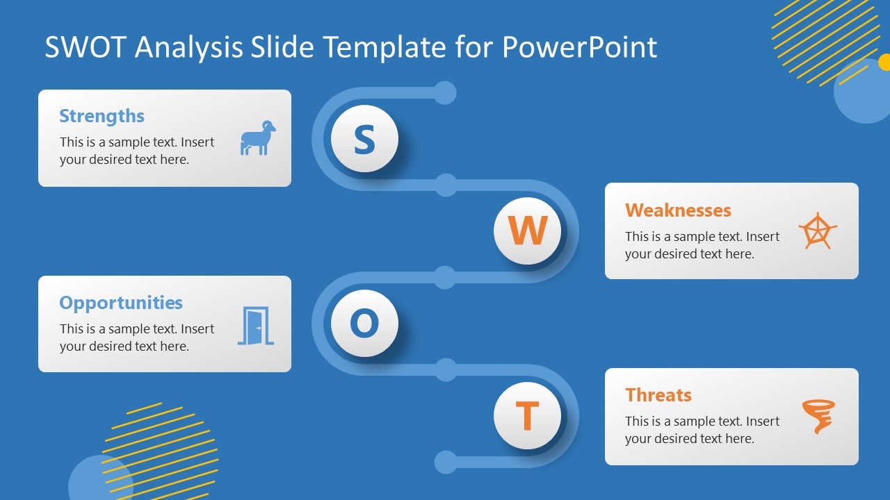 SWOT Analysis Slide Template for PowerPoint