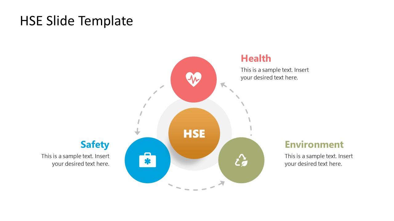 HSE PowerPoint Template Diagram
