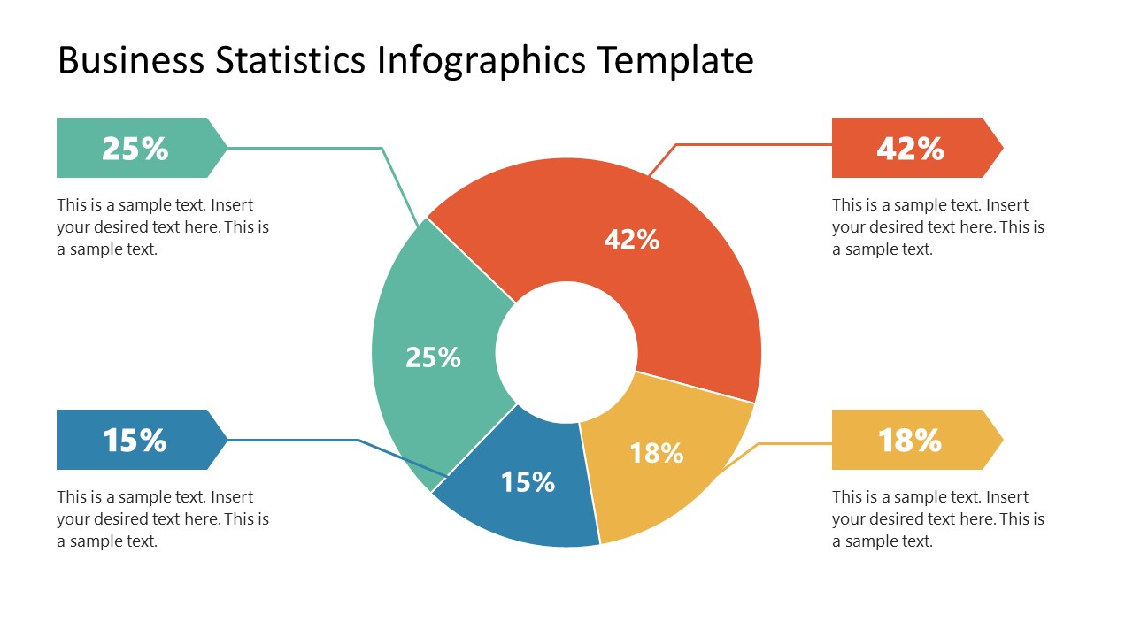 Business Statistics Infographic Template for PowerPoint