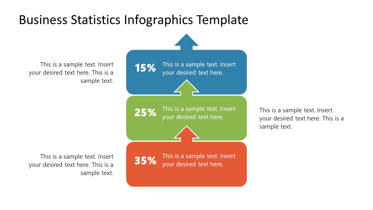 Business Statistics Infographic Template for PowerPoint