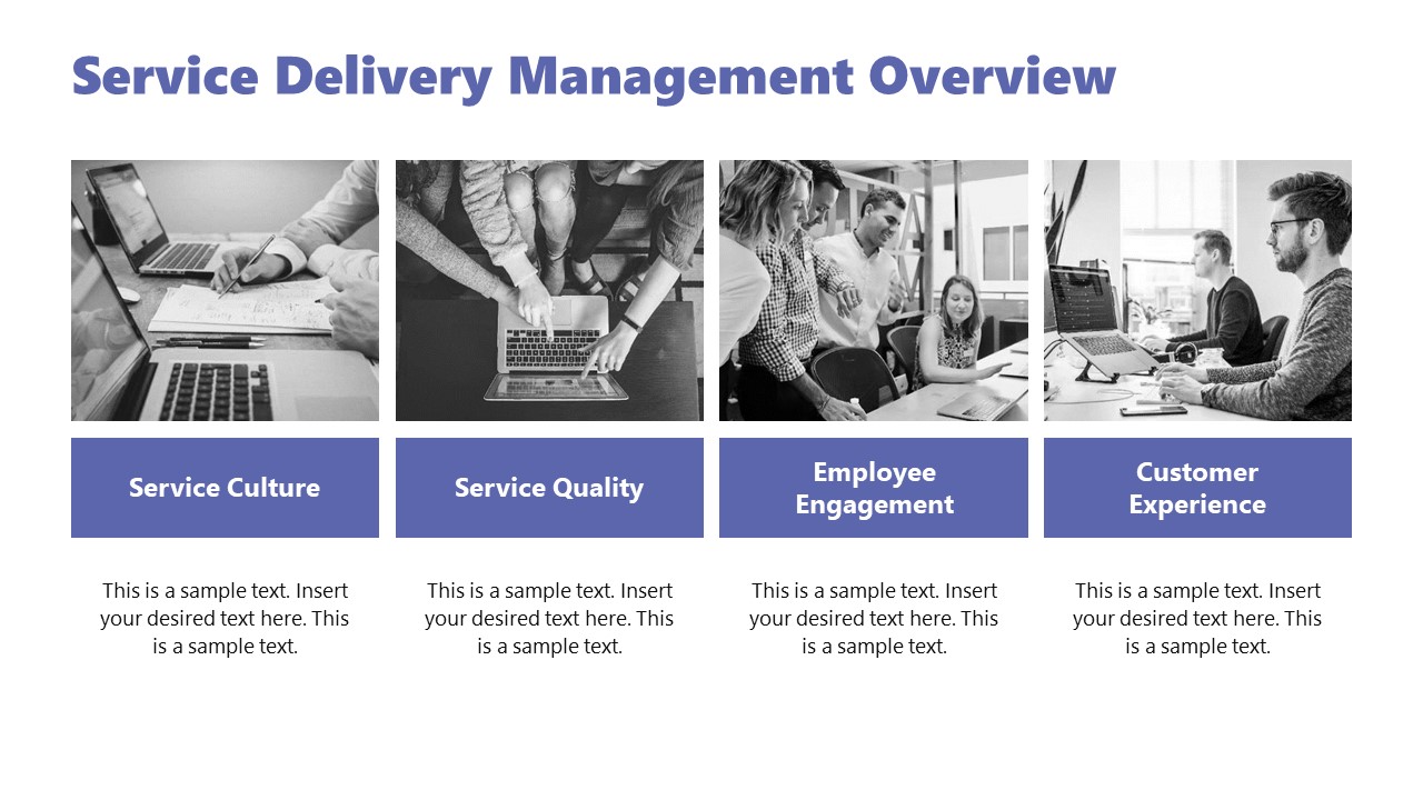 IT Service Delivery Management PowerPoint Template