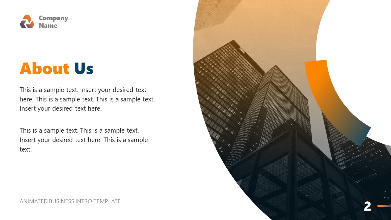 About Us Slide - Business Introduction Template - SlideModel