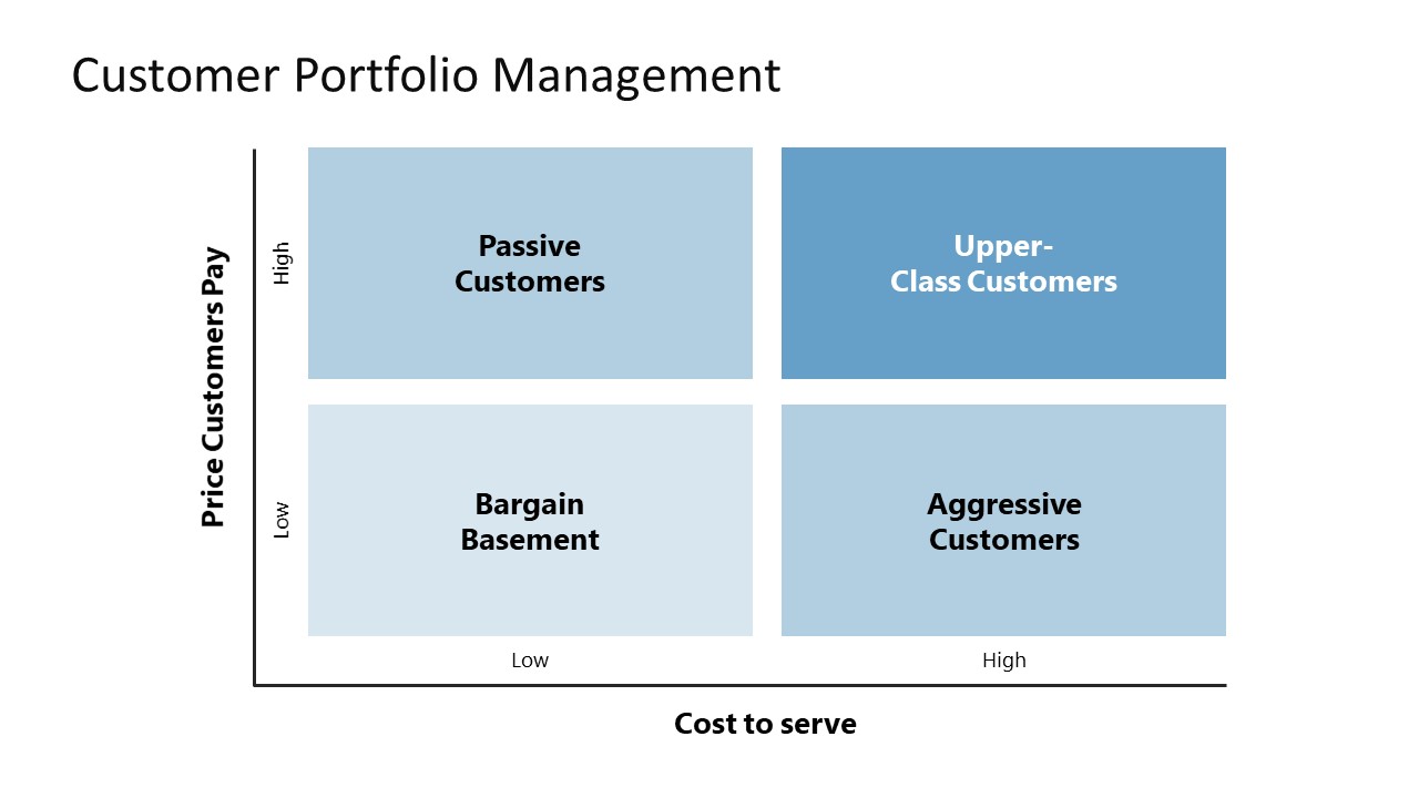 Customer Portfolio Management PowerPoint Diagrams