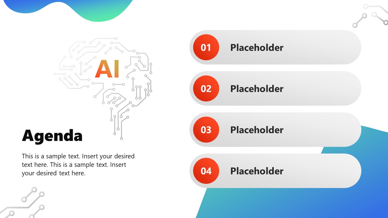 AI Presentation Slide Template for PowerPoint