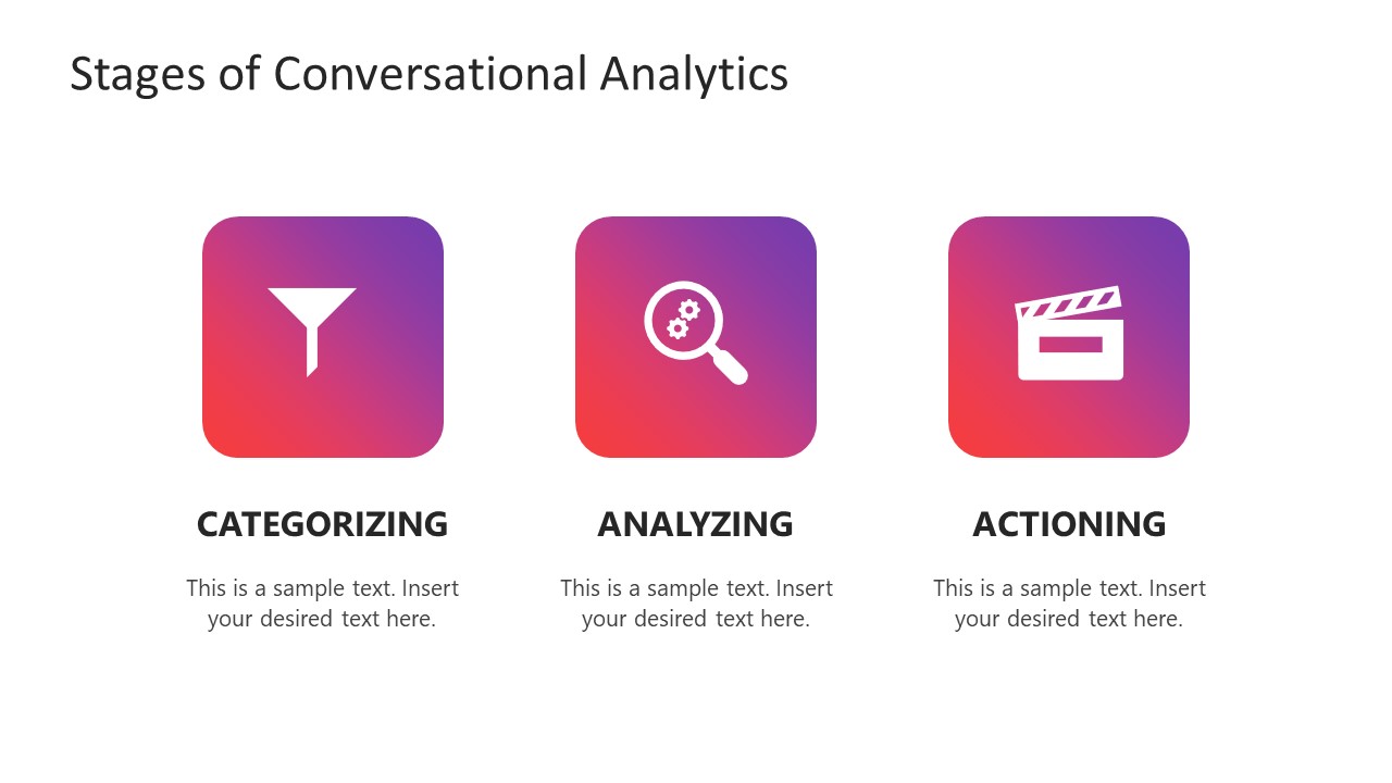 Conversational Analytics PowerPoint Template Conversational Analytics PowerPoint Template