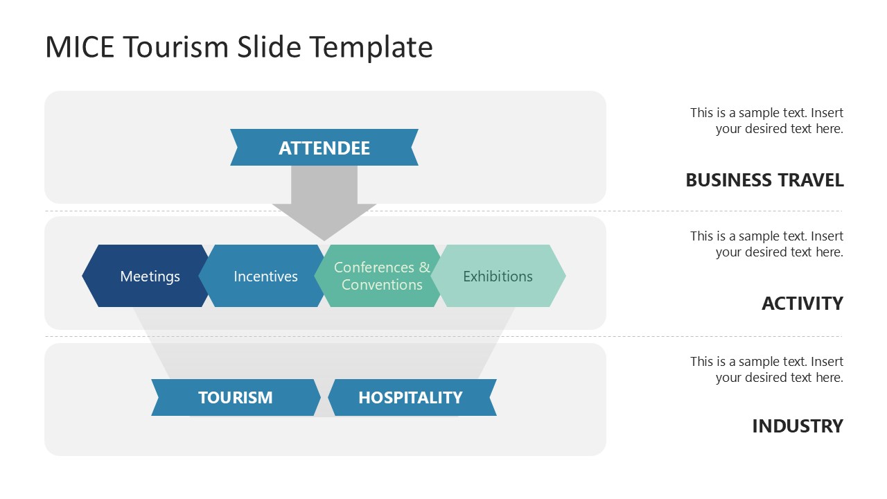 MICE Tourism Slide Template for PowerPoint