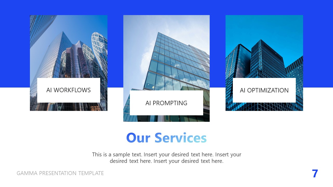 20-slide Gamma PowerPoint Template & Presentation Deck