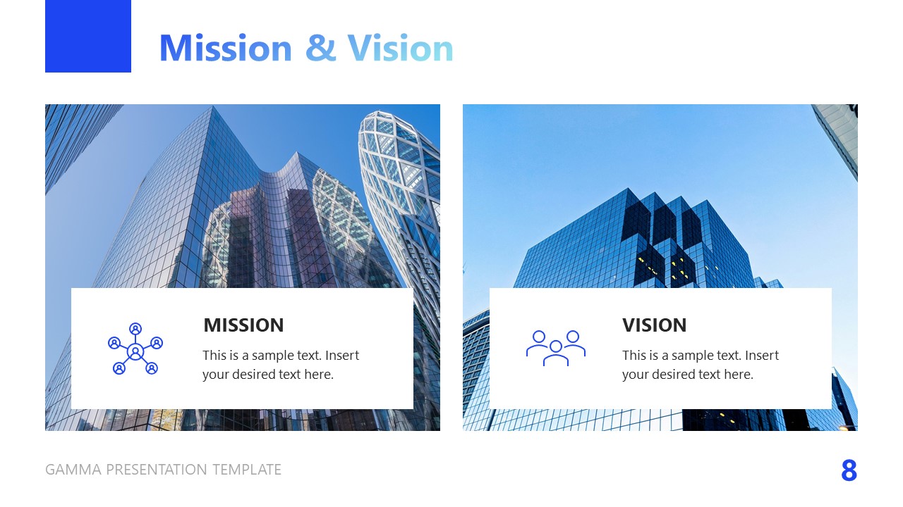 20-slide Gamma PowerPoint Template & Presentation Deck