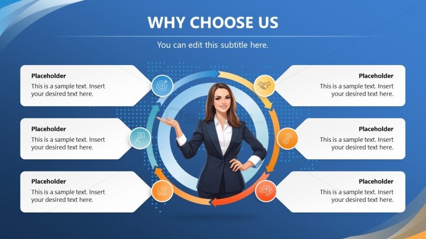 Customizable Why Choose Us Template for PowerPoint - SlideModel