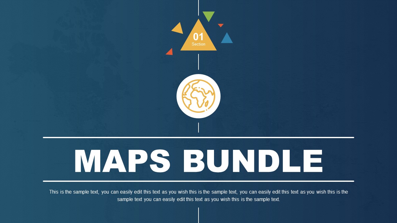 PowerPoint Maps Bundle Slide - SlideModel
