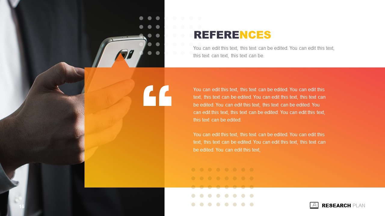 Research Plan PowerPoint Template - SlideModel
