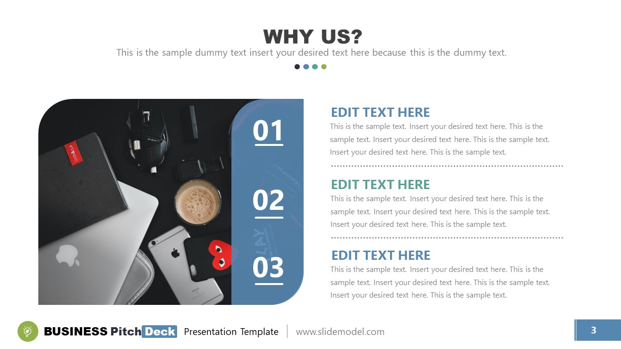 Visio Business PowerPoint Template - SlideModel