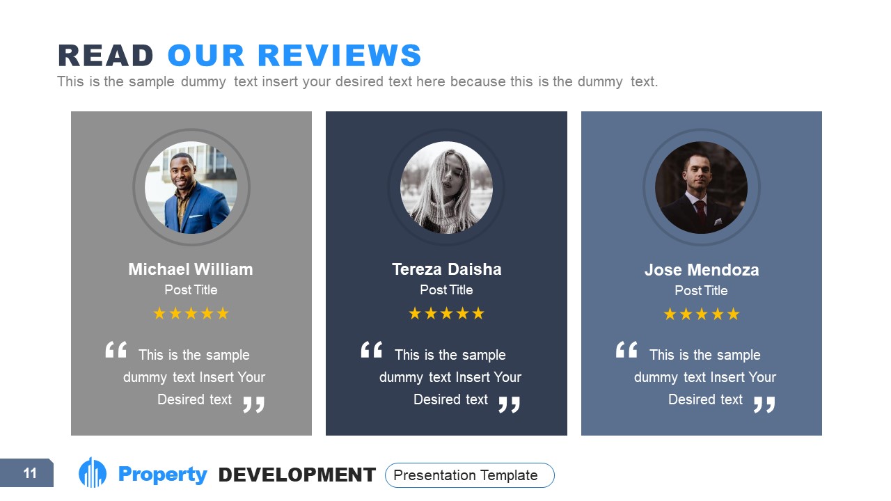 Property Development PowerPoint Template - SlideModel