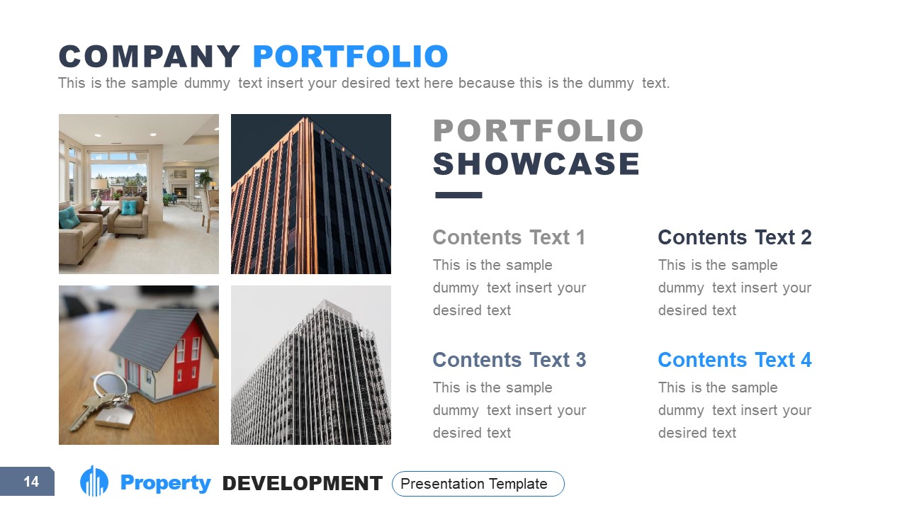 Property Development PowerPoint Template - SlideModel