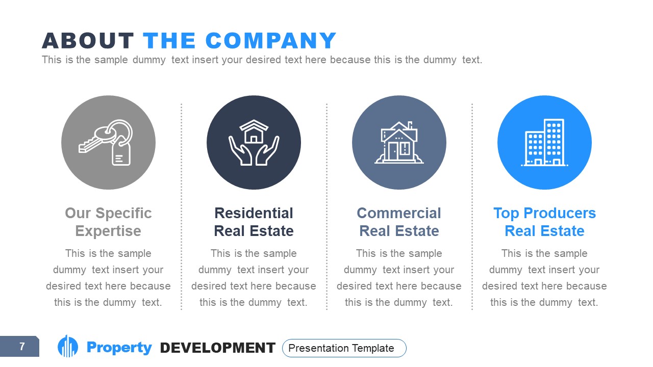 Property Development PowerPoint Template - SlideModel