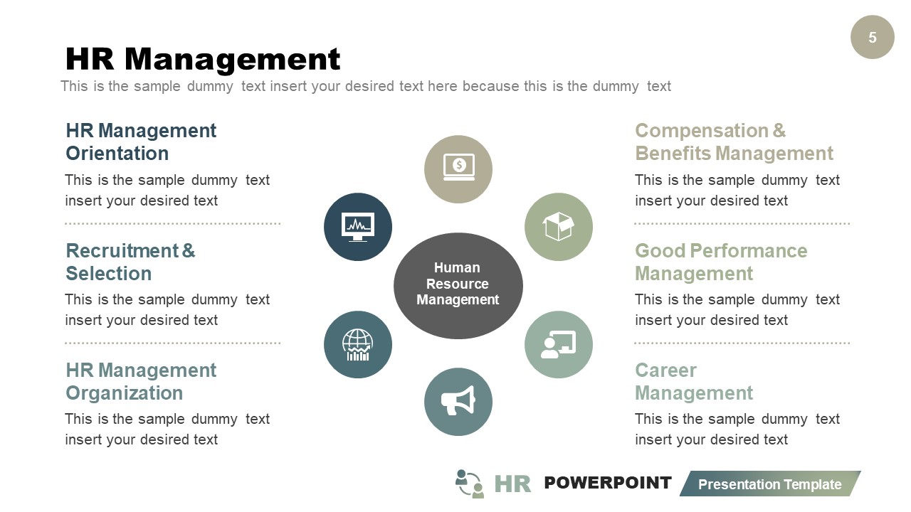 17-slide HR PowerPoint Template & Presentation Slide Deck