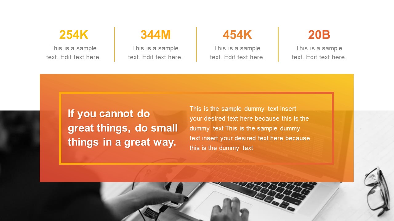 Creative Orange PowerPoint Template - SlideModel