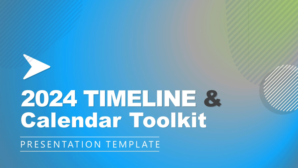 2024 Timeline & Calendar Toolkit Slide - SlideModel