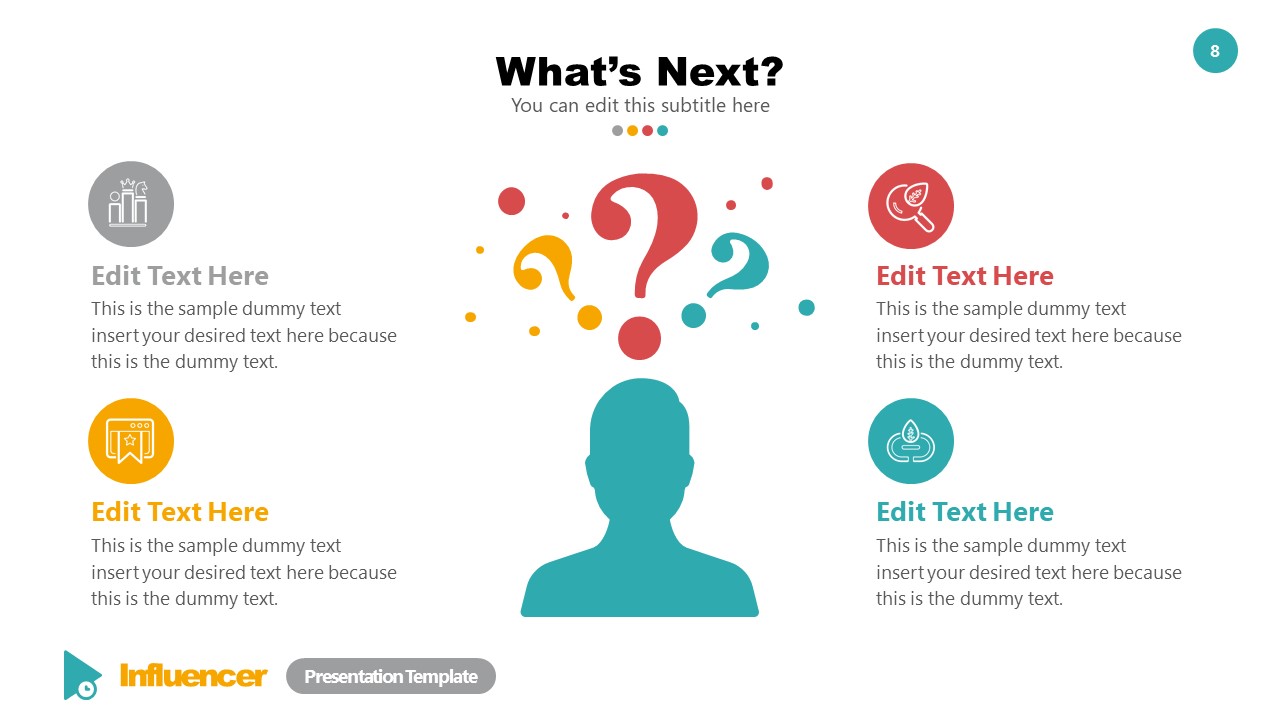 Influencer PowerPoint Template & Presentation Slides