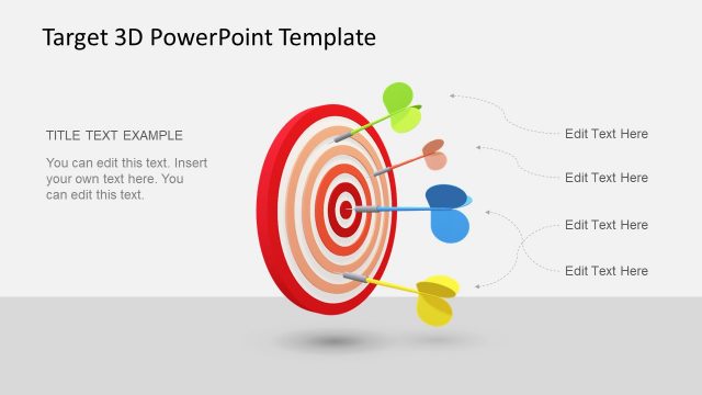 Cool Dart Shapes & Illustrations for PowerPoint