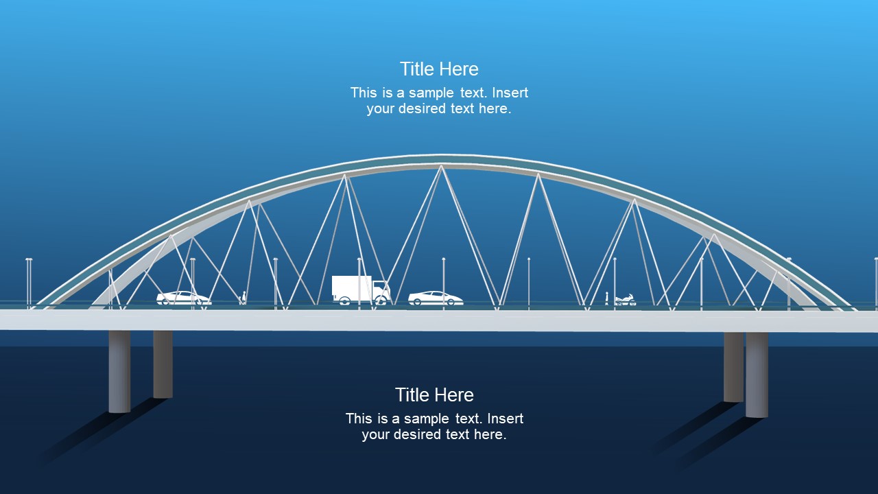 Animated 3D Bridge PowerPoint Template & Presentation Slides