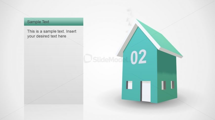 PowerPoint 3D House Template - SlideModel