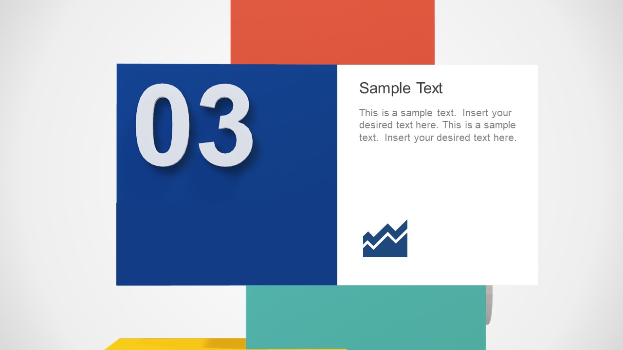 Animated 3D Stepped Diagram for PowerPoint with 4 Steps - SlideModel