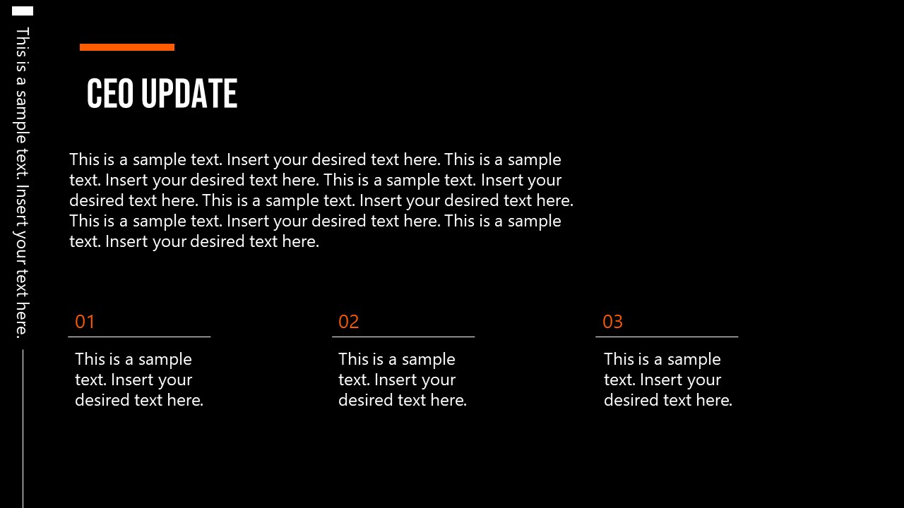 CEO Update PowerPoint Corporate Board Deck - SlideModel