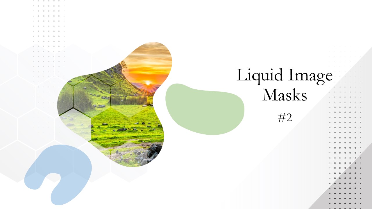 Style 1 of Animated Liquid Image Mask PowerPoint - SlideModel