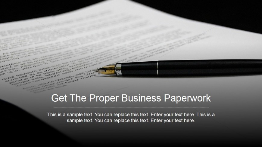 Get The Proper Paperwork to Home Slide Design - SlideModel