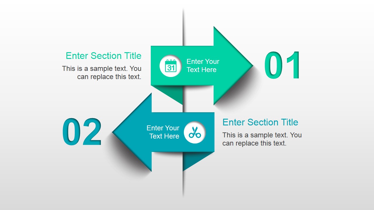 Colorful 3D Diagrams PowerPoint Template - SlideModel